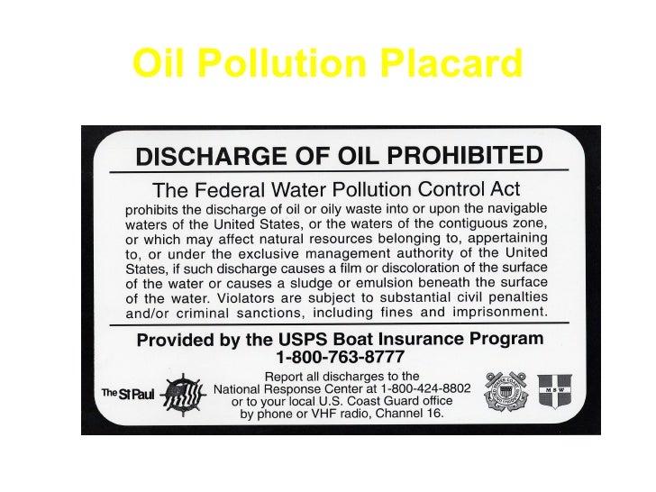 Marine Pollutant Placard