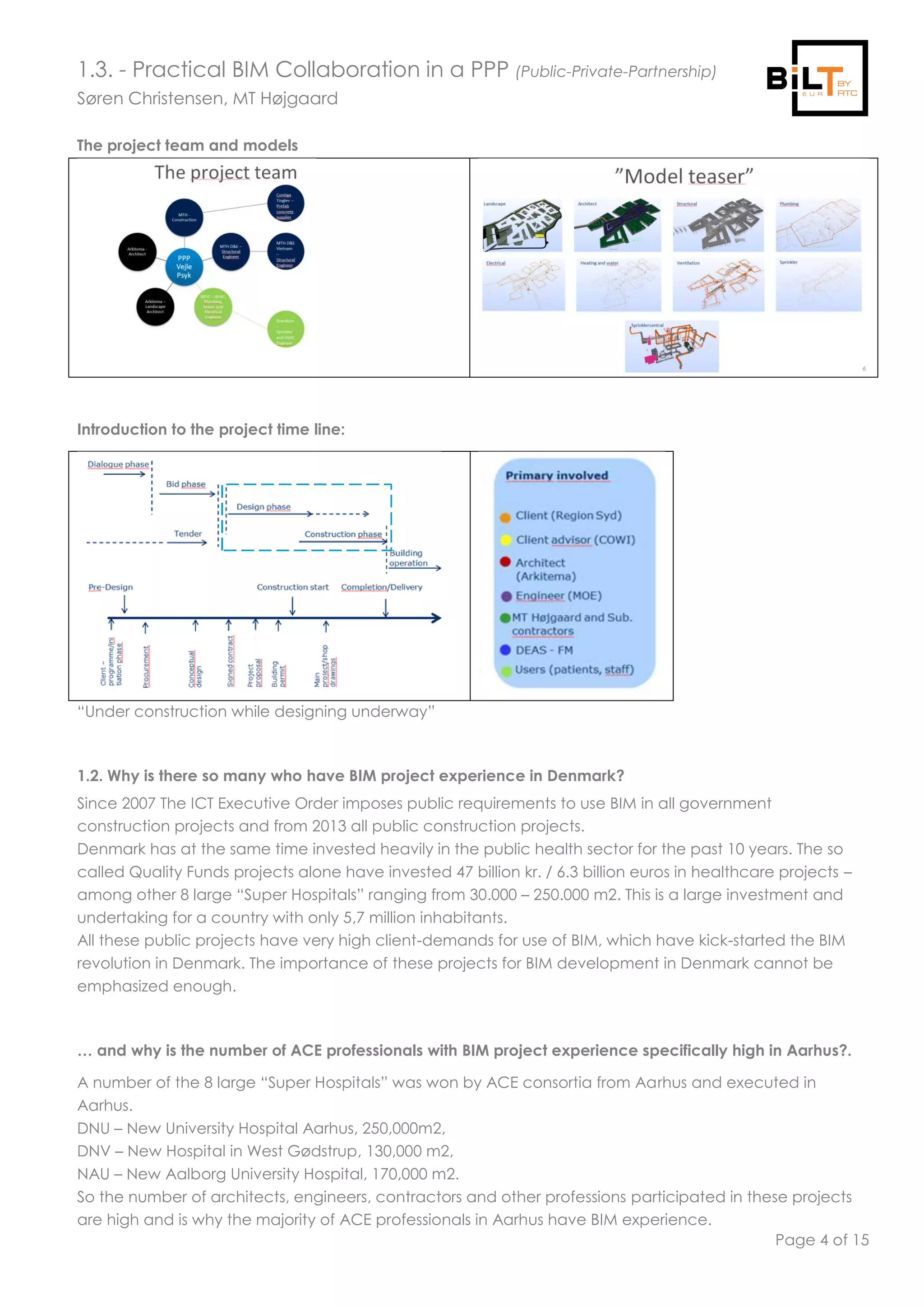 Handout Practical bim collaboration in a ppp | PDF