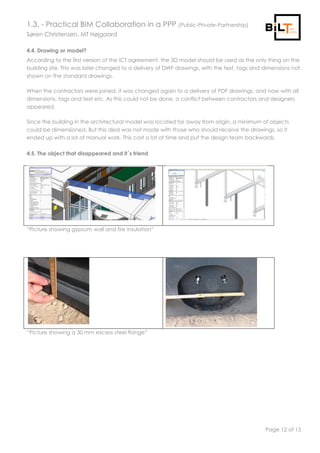 Handout Practical bim collaboration in a ppp | PDF
