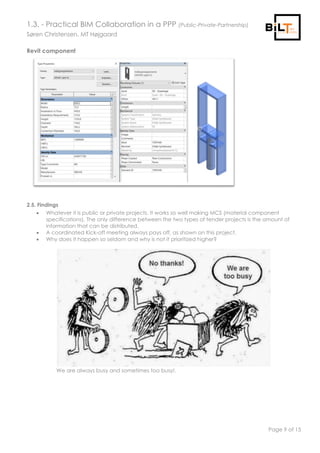 Handout Practical bim collaboration in a ppp | PDF