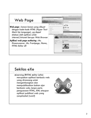 Handout penulisan bahan ajar berbasis web | PDF