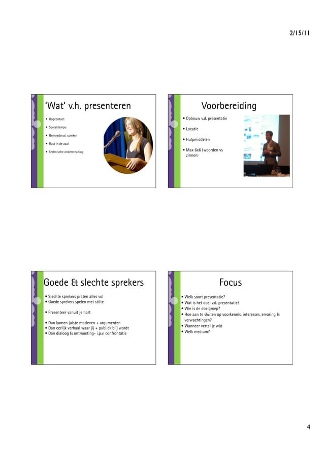 Hand Out Presenteren Wi B | PDF