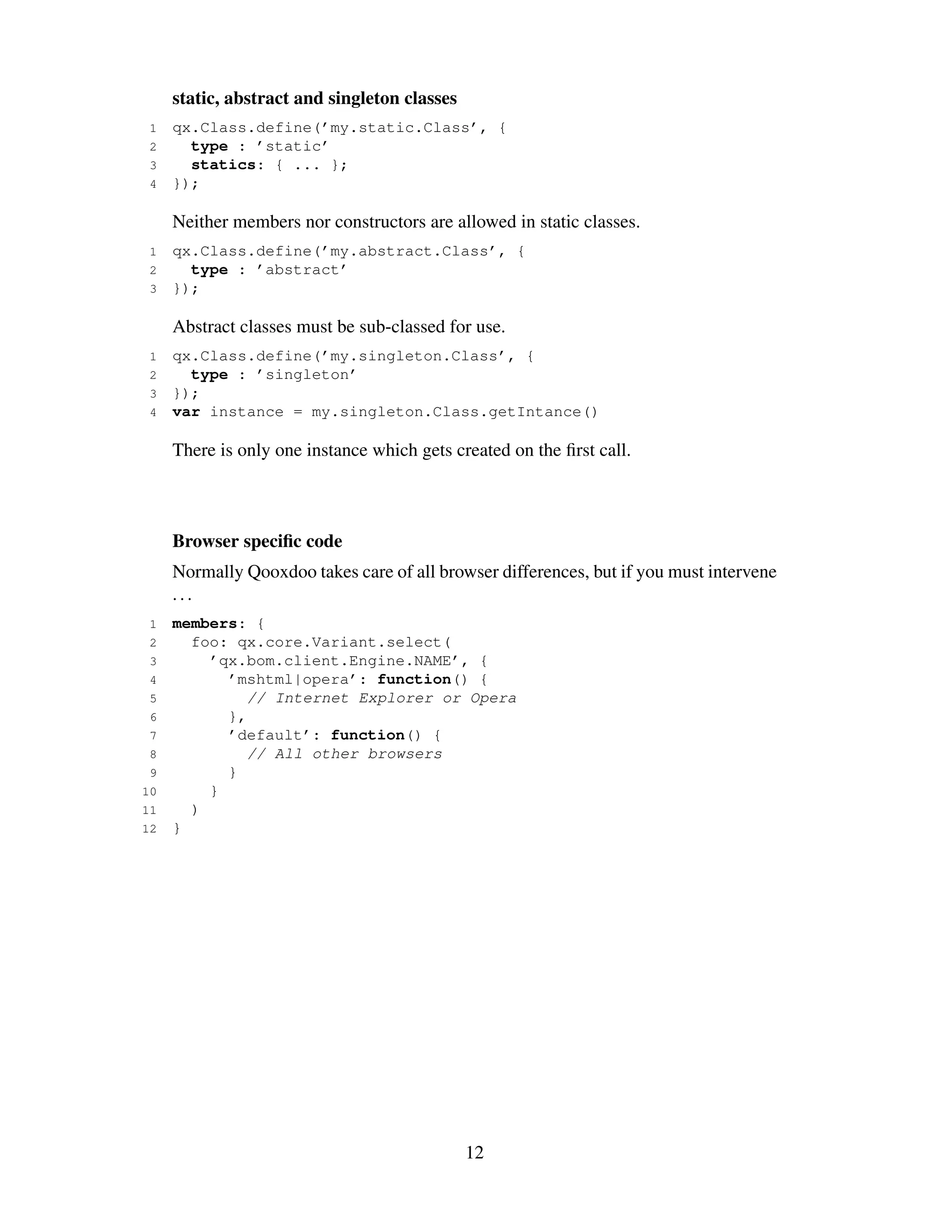 LISA Qooxdoo Tutorial Handouts | PDF