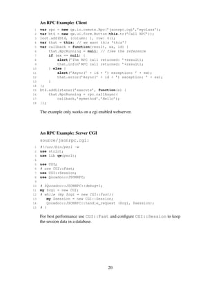 LISA Qooxdoo Tutorial Handouts | PDF
