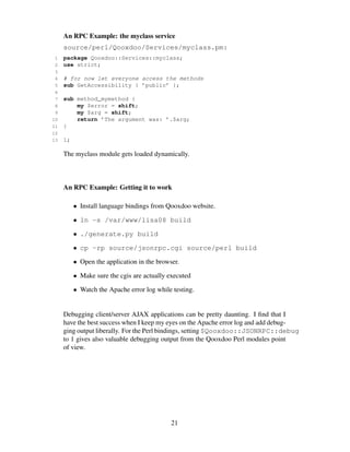 LISA Qooxdoo Tutorial Handouts | PDF