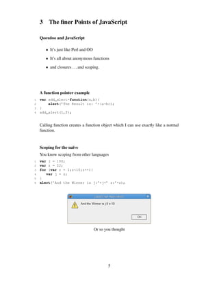 LISA Qooxdoo Tutorial Handouts | PDF