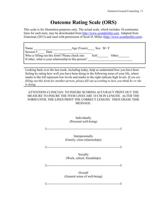 Solution-Focused Counseling: Advanced Techniques and Applications ...