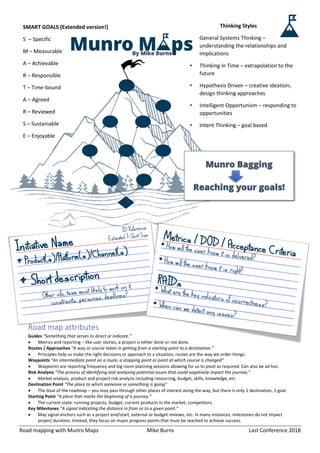 Munro Map Workshop Handouts | PDF