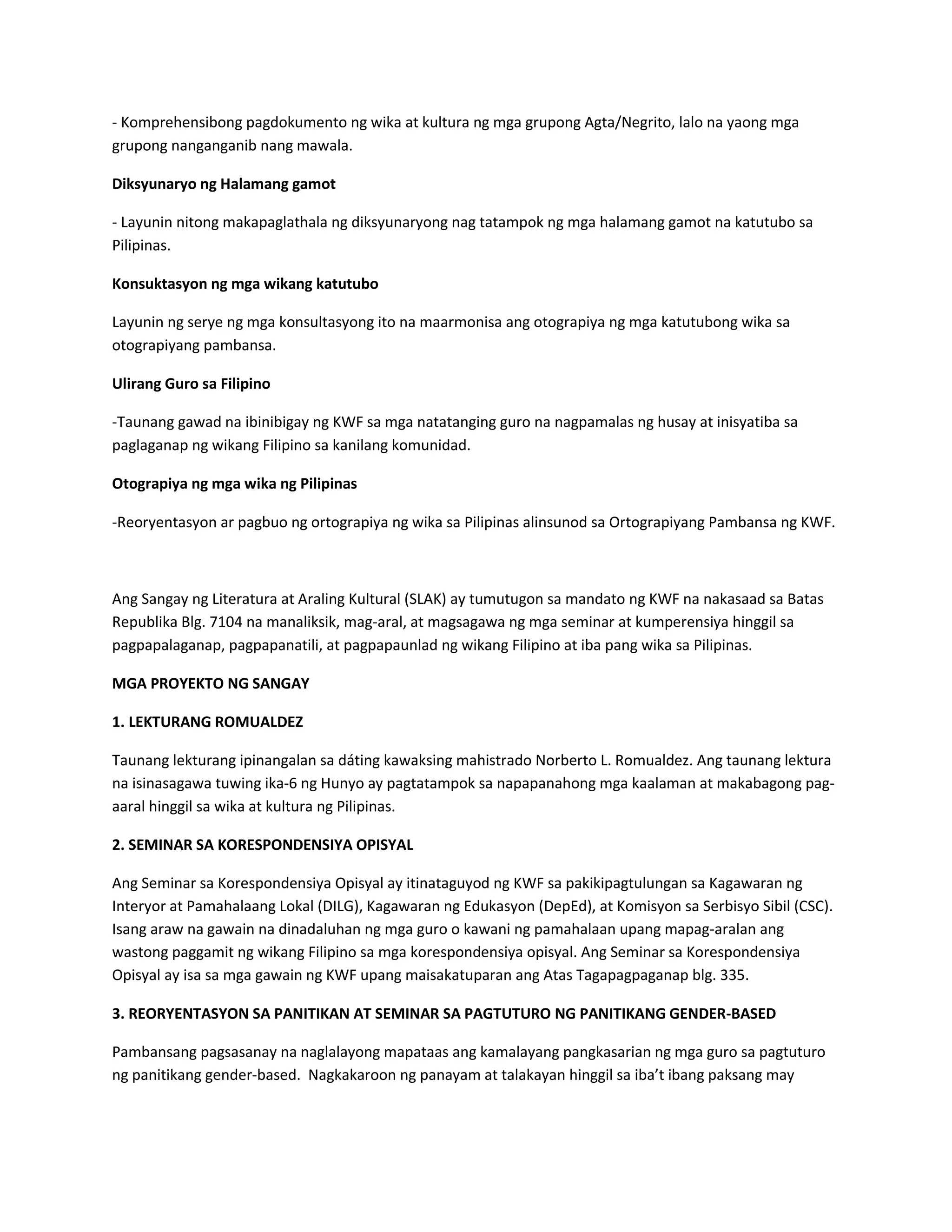 HANDOUTS- natatanging gamit sa wika.docx