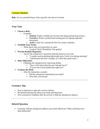 Handouts - Sell me this pen activity.docx