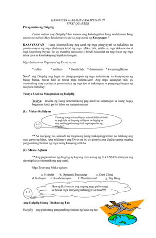 Kabihasnan ng Tao | DOC
