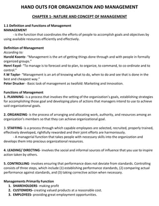 organination and management 11Handouts 1.pdf