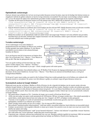 Handouts efficiënt en systematisch zoeken in bibliografische databases ...