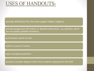 Handouts, flashcards | PPTX