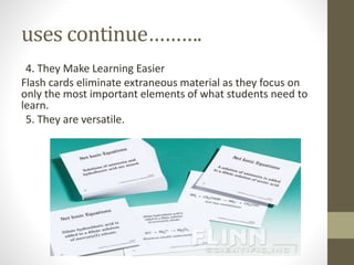 Handouts, flashcards | PPTX