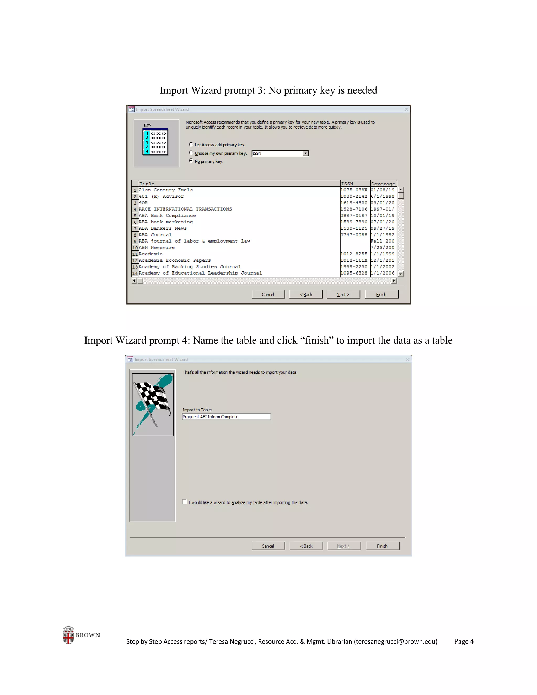 Handouts how to use microsoft access to conduct an overlap analysis | PDF