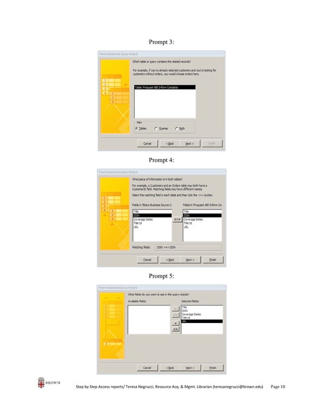 Handouts how to use microsoft access to conduct an overlap analysis | PDF