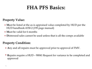 FHA/VA - Handout slides | PPT