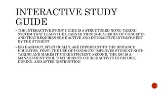 Handouts, study guides, and visuals.apt502.01