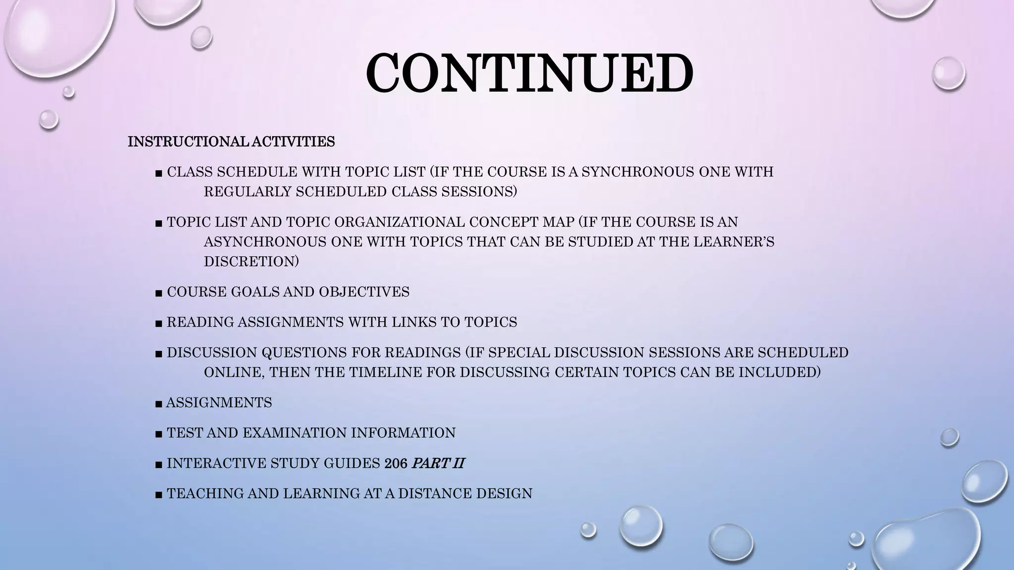 Handouts, Study Guides, and Visuals Powerpoint | PPTX