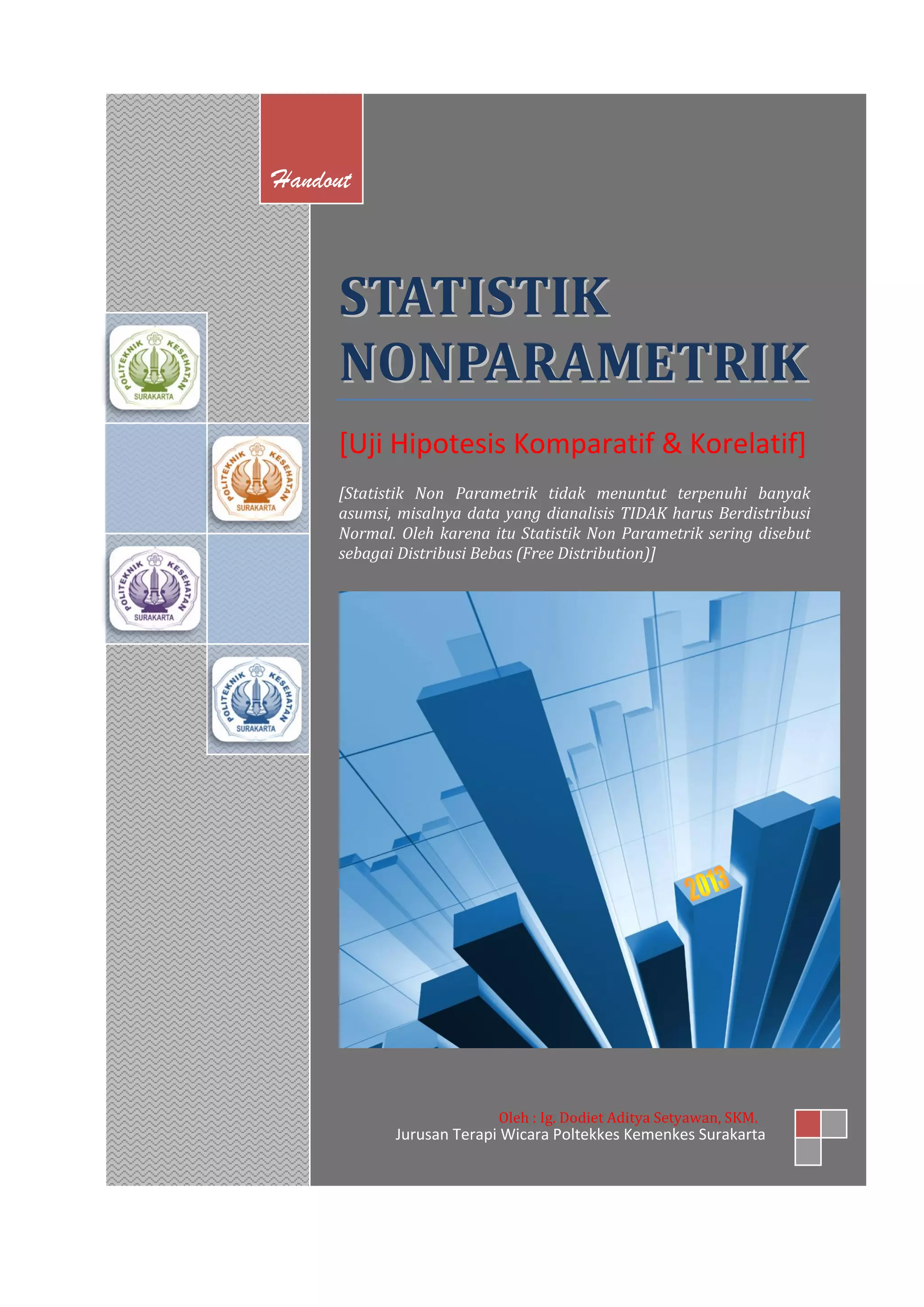 Handout statistik non-parametrik | PDF