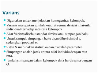 Handout statistik 1 | PPT