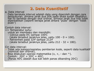 Handout statistik 1 | PPT