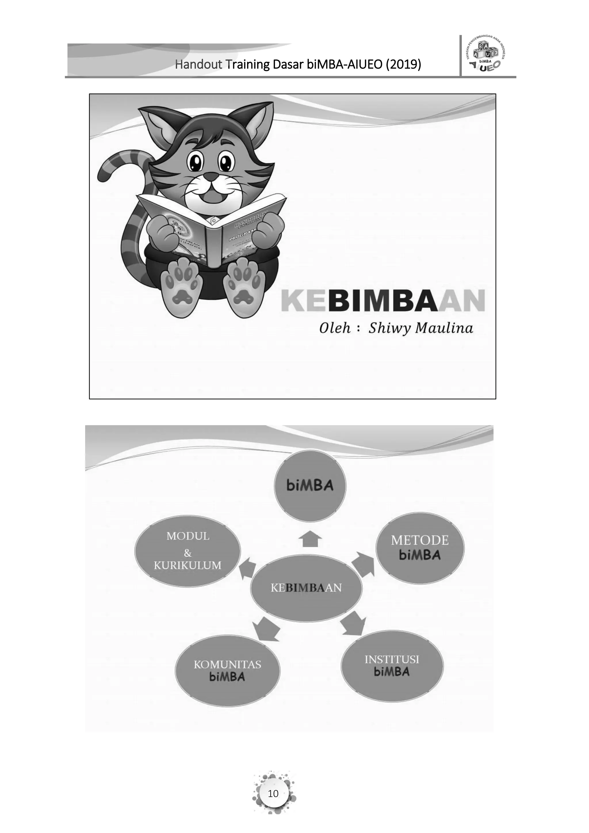 Handout Training Dasar biMBA-AIUEO Edisi Oktober 2019 | PDF