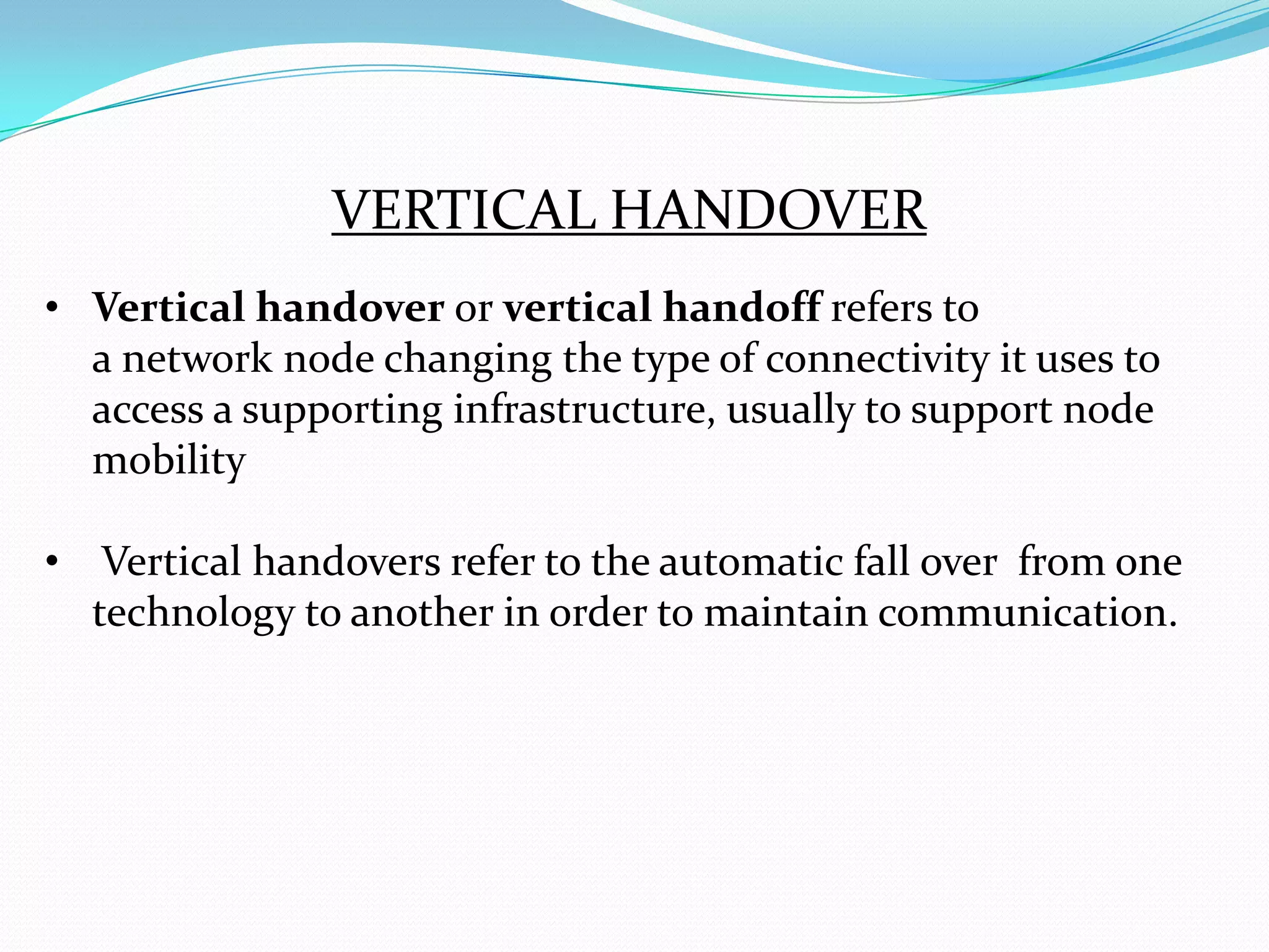 Handover | PPTX