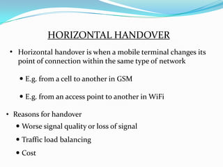 Handover | PPTX