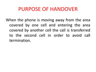 Handover in Mobile Computing | PPTX
