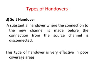 Handover in Mobile Computing | PPTX
