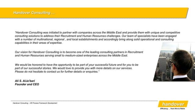 Handover Consulting - HR Process Framework | PDF