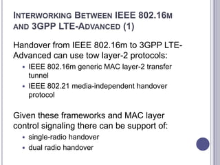 Handover In 4 G Networks | PPTX | Computer Networking | Computing