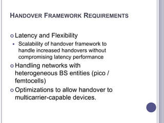 Handover In 4 G Networks | PPTX | Computer Networking | Computing