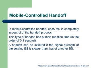 Handover management | PPT