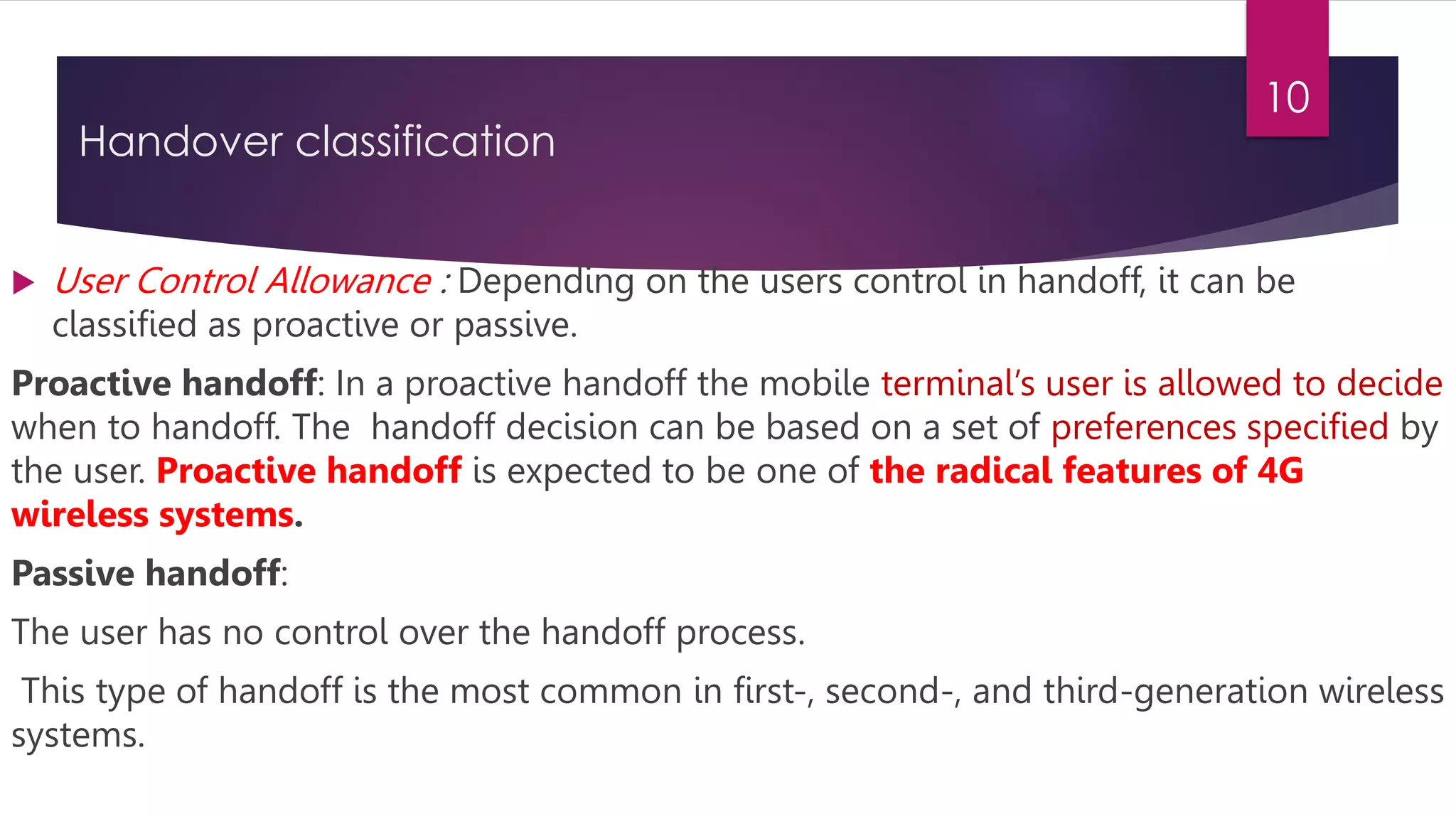Handover &mobility in 4g5g | PDF