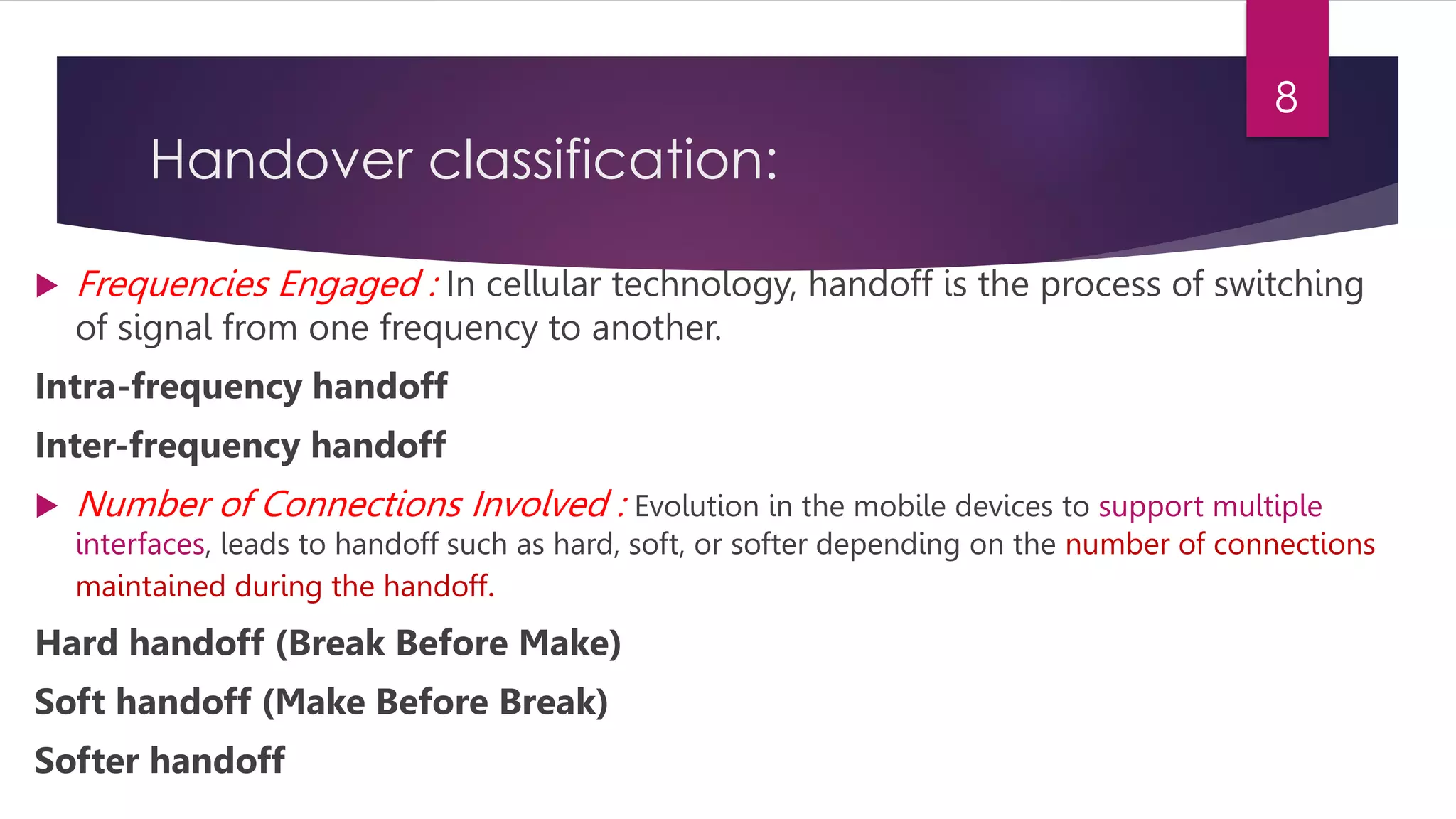 Handover &mobility in 4g5g | PDF