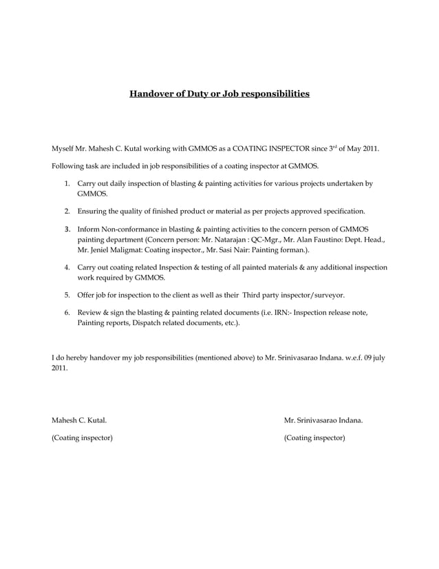 Handover Of Duty Or Job Responsibilities PDF handover-of-duty-or-job-responsibilities-pdf