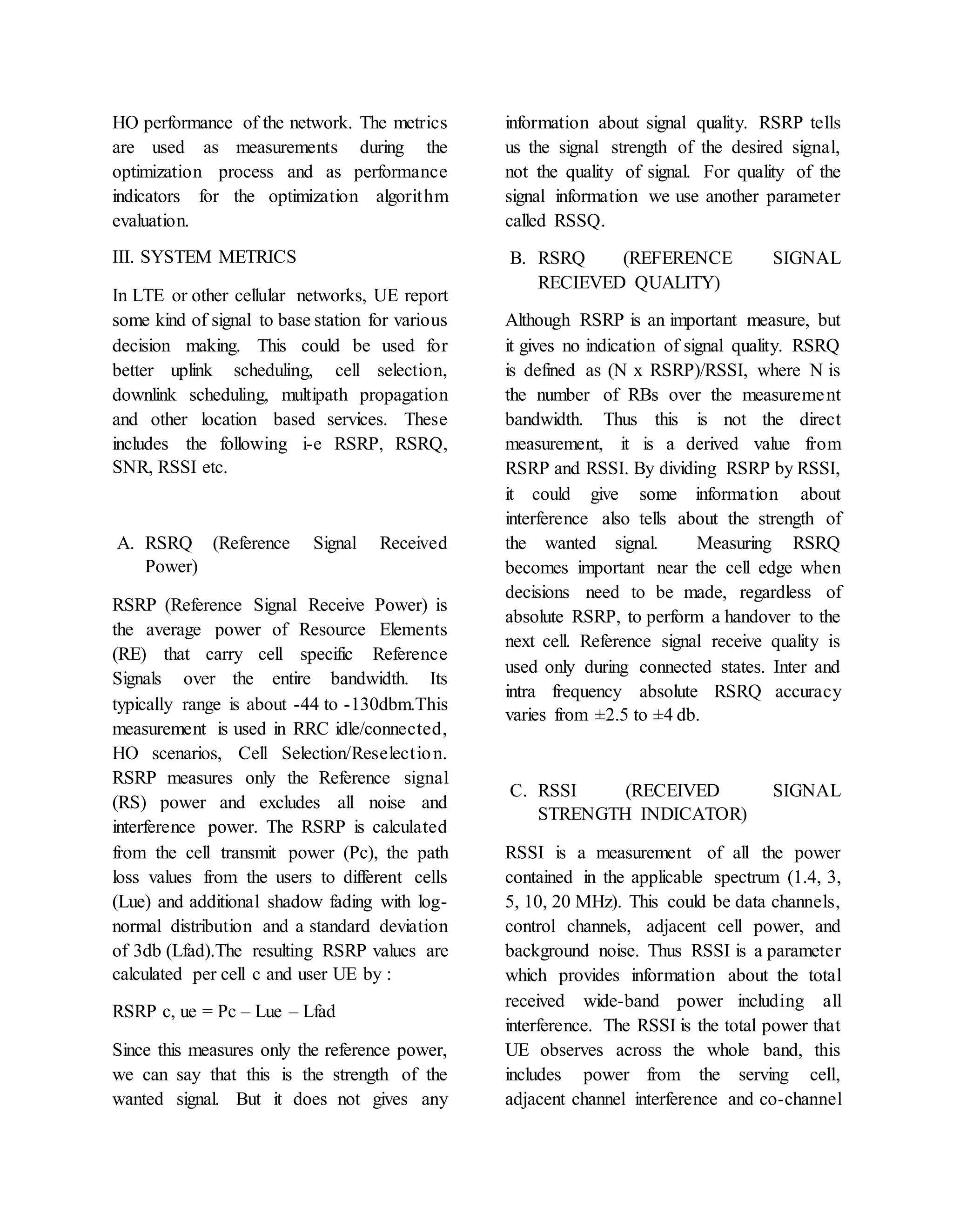 Handover parameters in_lte | DOCX