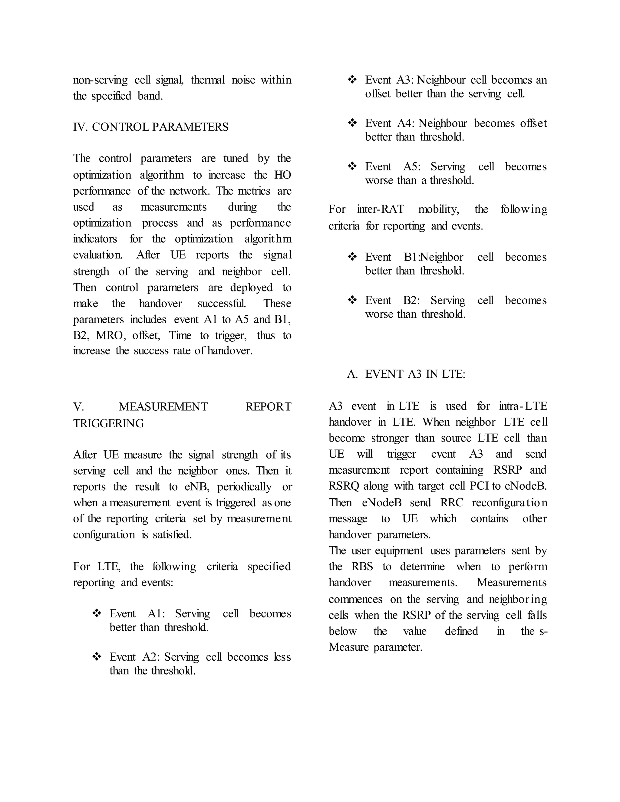 Handover parameters in_lte | DOCX