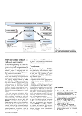 Handover wcdma gsm | PDF