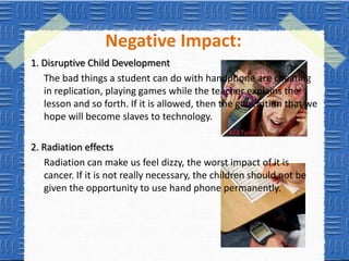 Effects of Handphone | PPT