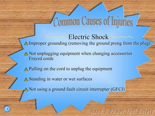 Train Hand Power Tool Safety presentation | PPT