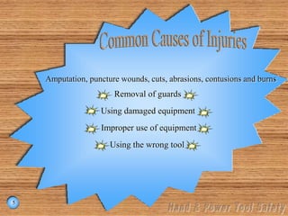 Train Hand Power Tool Safety presentation | PPT