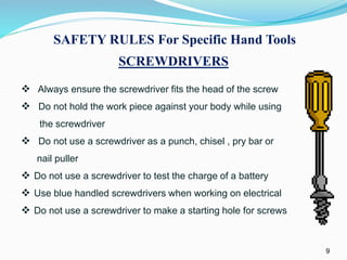Safety Awareness Program HAND & POWER TOOLS SAFETY.ppt