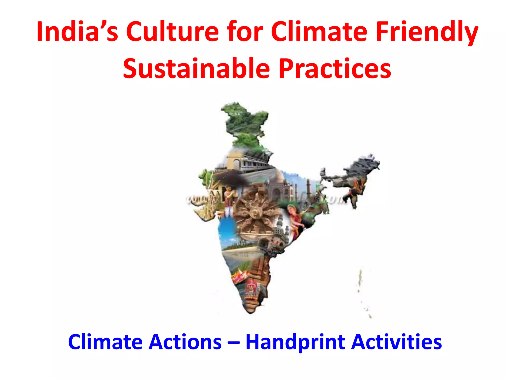 Handprint activities and sustainability | PPTX