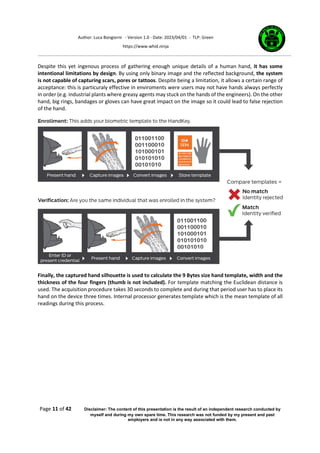 HandPwning Security pitfalls of biometric hand-geometry recognition ...