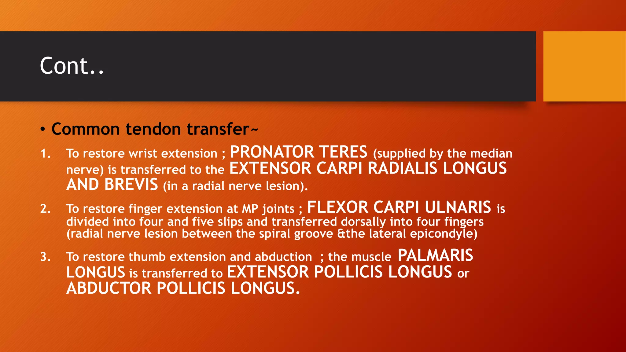 Hand reconstruction surgery & pt managment by sk | PPTX