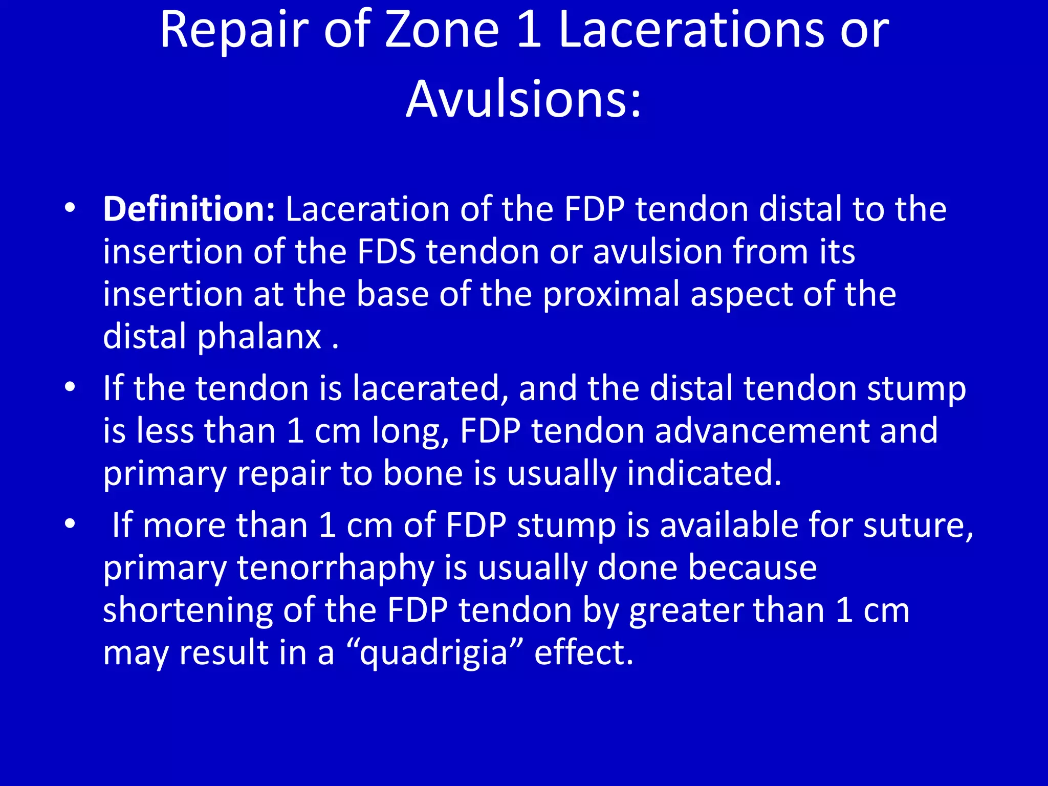 Hand rehabilitation after flexor tendon repair | PPTX